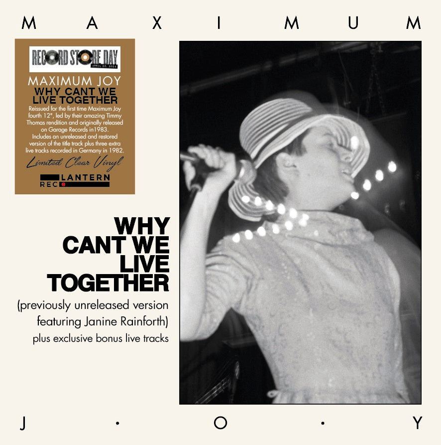 MAXIMUM JOY - Why Can't We Live Together 12" – Bis Aufs Messer Records